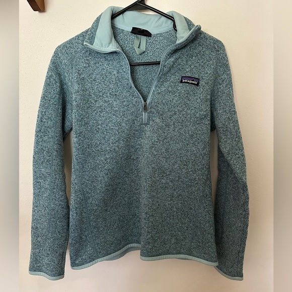 Patagonia | Tops | Patagonia Light Blue Fleece Jacket | Poshmark